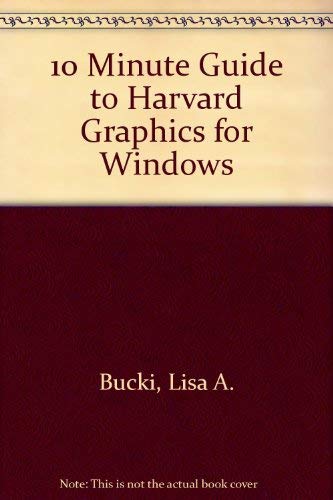 10 Minute Guide to Harvard Graphics for Windows: Buy Online at Best ...