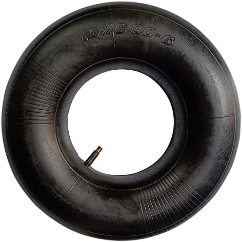 1 Piece of 15x6.00-6 Inner Tube with TR-13 Valve Stem for Lawn Mowers ...