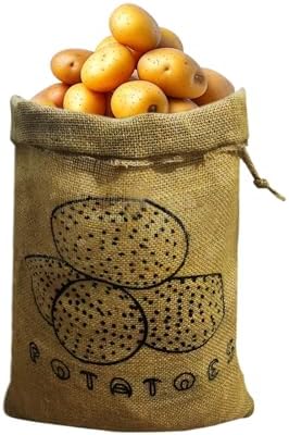 Amazon.com: Potato Storage Bags for Pantry - Organic Cotton Potato ...