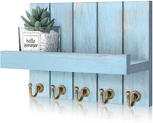 Amazon.com: dreampossible Key Holder for Wall Decorative with Shelf and ...