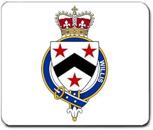 Amazon.com: Willis England Family Crest Coat of Arms Mouse Pad : Office ...
