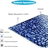 20 PCS Porcelain Swimming Pool Waterline Tile, 6" x 6" Blue Glazed Tile ...