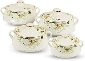 Amazon.com: Casserole Thermoware Roti Chapati Puri Serving Stainless ...