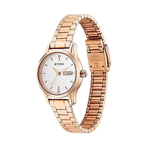 Buy Titan Analog Silver Dial Women's Watch-2656WM01/NP2656WM01 at Amazon.in