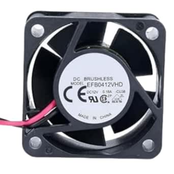 Amazon.com: EFB0412VHD Fan 4CM for 12V 0.18A 4020 40X40X20MM 2-Wire ...
