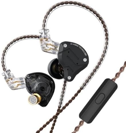 KZ ZST X in-Ear Monitors, Upgraded Dynamic Hybrid Dual Driver ZSTX ...