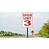 Amazon.com: Speed Limit 3 MPH Sign, Slow Down Sign, Traffic Signs,16 x ...