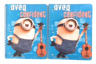 Despicable Me Minions Back to School "Over Confident" Notebooks ...