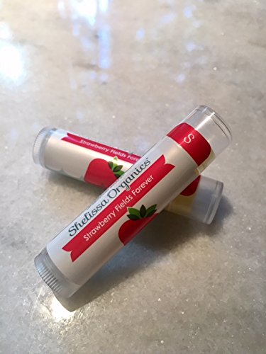 Amazon.com : Shelissa Organics Strawberry Fields Forever Lip Balm (USDA ...