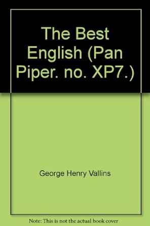 The Best English (Pan Piper. no. XP7.): Amazon.co.uk: George Henry ...