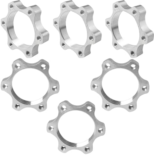 Amazon.com: JJHXSM 6PCS Silver Bike Freewheel Threaded Hubs Disk ...