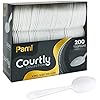 Amazon.com: PAMI Heavy Weight Disposable Plastic Teaspoons [200-Pack ...