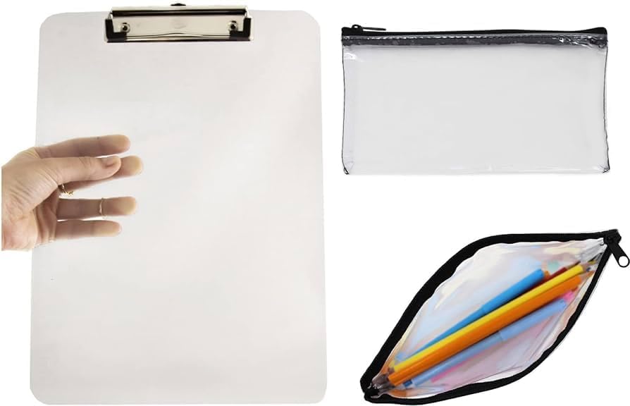 Transparent Clip Board : Amazon.in: Office Products