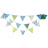 Amazon.com: 32 Feet 36 PCS Lovely Triangle Bunting Flag Banner Pennant ...