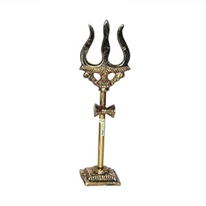 Real Seed Pure Brass Trishul : Amazon.in: Home & Kitchen
