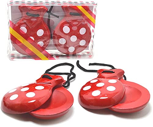 Spanish castanets Spanish Red Castanets for Children : Amazon.co.uk ...