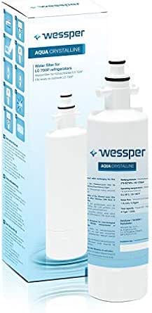 Wessper® Aqua Crystalline Fridge Freezer Water Filter for Beko 9256712 ...