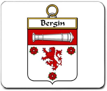Amazon.com: Bergin or OBergin Family Crest Coat of Arms Mouse Pad ...