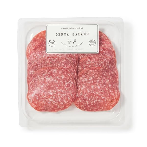 Amazon.com: Metropolitan Market, Genoa Salame, 4 Ounce : Grocery ...