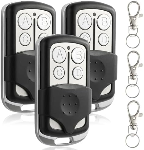 Amazon.com: 3 Keychain Garage Door Opener Remote,Compatible with ...