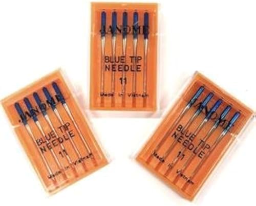 Amazon.com: Janome Purple Tip Sewing Machine Needles, Size 90/14, Great ...