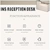 Amazon.com: DIHRVTHC Modern Reception Desk, Small Reception Table ...
