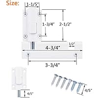 Wintek Patio Sliding Door Security Foot Lock Kick Lock, Fits on Top ...