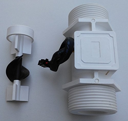 liquid flow sensor - 1.25", pulse output flow rate sensor for all ...