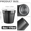 Amazon.com: Youda Stainless Steel Double Walled Insulated Cups ...