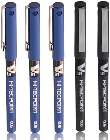 Pilot Hi-Tecpoint V5 0.5mm Extra Fine Point Pure Liquid Ink Roller Ball ...