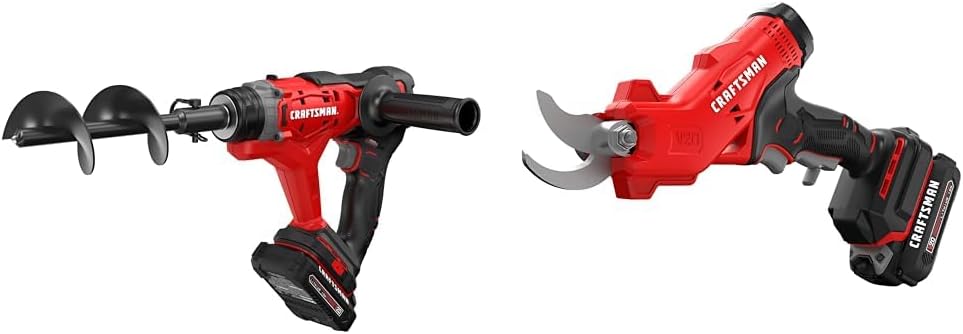 Amazon.com : CRAFTSMAN V20* Cordless Multi-Use Garden Tool Kit (1.5Ah ...