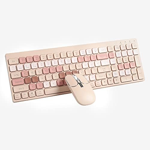 Amazon.com: Wireless Keyboard and Mouse Combo, Multi-Device Bluetooth ...