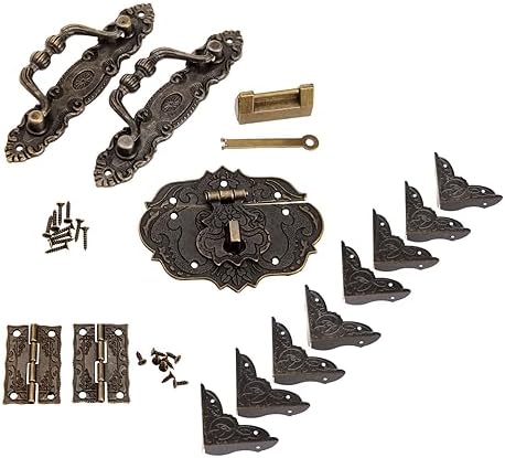 dophee Retro Decorative Lock, Latch Hasps, Pulls Handles, Hinges and ...