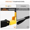 Amazon.com: Bonnlo Kayak Ceiling Storage Rack, Overhead Garage Storage ...
