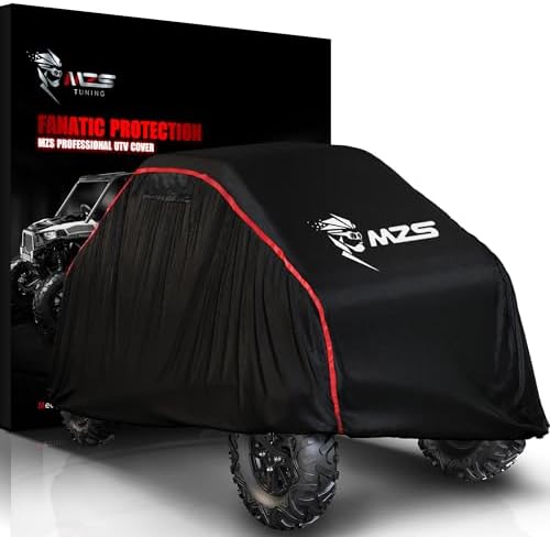 Amazon.com: MZS UTV Cover, Heavy Duty 420D Side by Side Cover ...