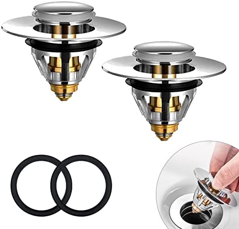 Zesc-Im Sink plug Replacement, Universal Basin Plug With Bounce Core ...