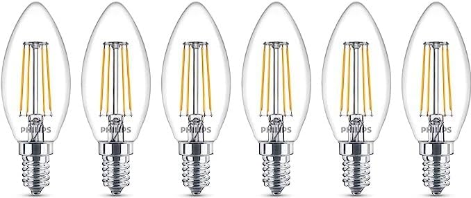 Philips Master Value LED 3.4W (40W Replacement) B35 Filament Candle ...