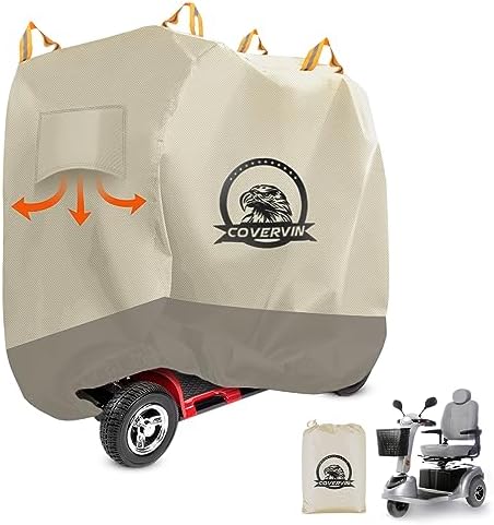 Amazon.com: COVERVIN Waterproof Scooter Cover, All-Weather Waterproof ...