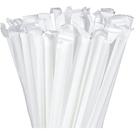 Amazon.com: Crystalware Bulk Pack of 380 Flexible Plastic Drinking ...