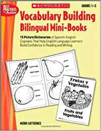 Vocabulary Building Bilingual Mini Books: 15 Picture Dictionaries of ...