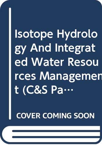 Amazon | Isotope Hydrology And Integrated Water Resources Management (C ...