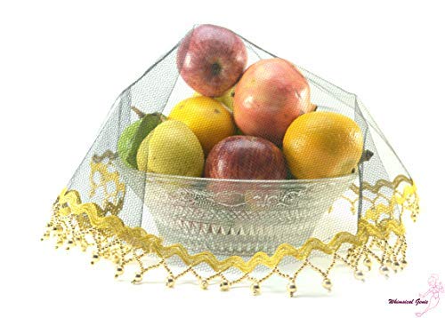 Buy Whimsical Genie Fruit Basket Cover Fruits Cover Mesh Net (Pepper ...