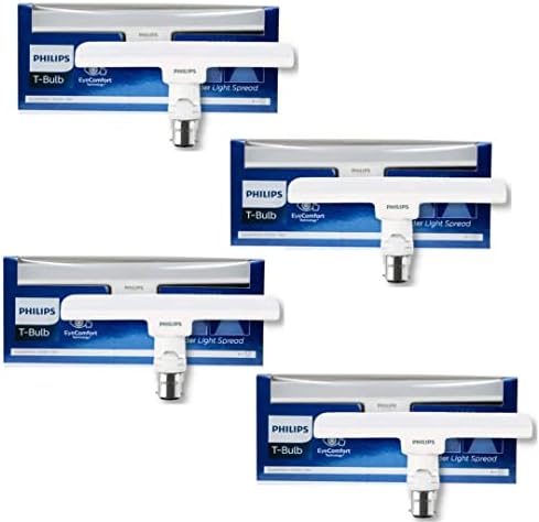 Philips T-bulb Base B22 10-Watt LED Lamp (Pack of 4, Cool Day Light ...