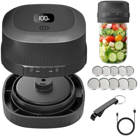 Amazon.com: Electric Mason Jar Vacuum Sealer - 85kPa Strong Suction ...