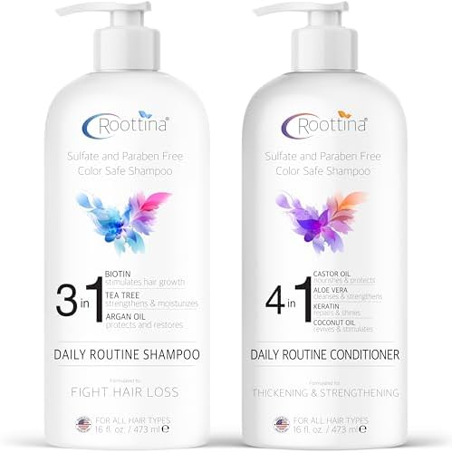 Amazon.com : Routine Wellness Anti-Thinning Shampoo and Conditioner Set ...