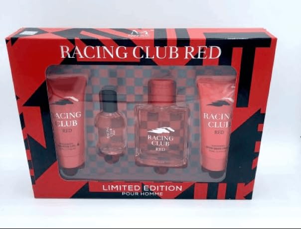 Amazon.com: Racing Club Red Toilette Gift Set with Shaving Cream ...