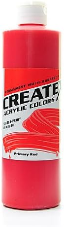 Amazon.com: Createx Acrylic Colors primary red 16 oz. : Arts, Crafts ...