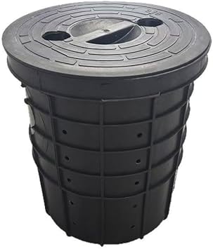 Amazon.com: Perforated Sump Basin with Lid Sump Pump Basin Perforated ...