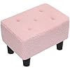 Amazon.com: ABHENG Foot Stool Ottoman, Small Sofa Foot Rest with ...