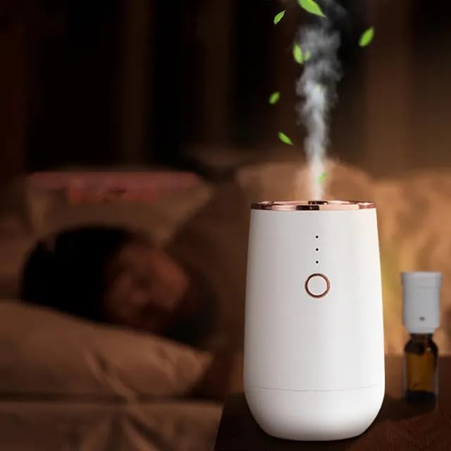 FNX Wireless Waterless Essential Oil Diffuser - 8 Hours Runtime, Auto ...